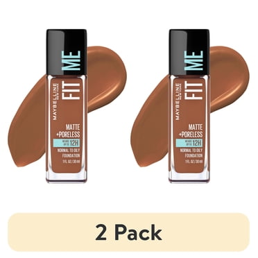 Maybelline Fit Me Matte + Poreless Liquid Foundation Makeup, 228 Soft ...