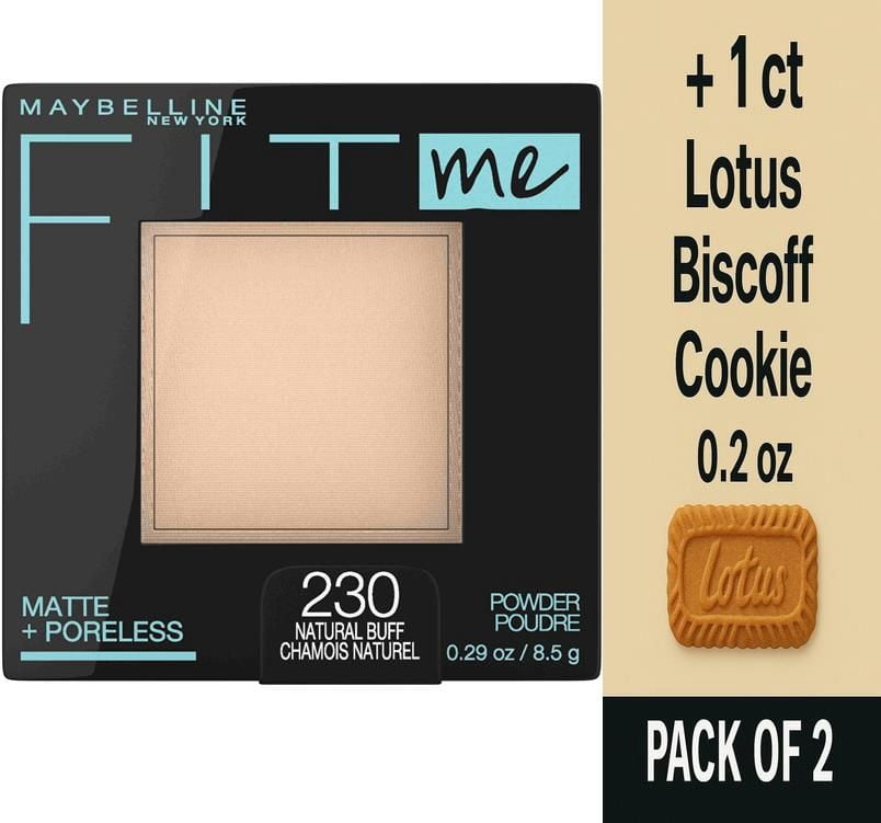 Maybelline Fit Me Matte + Poreless Powder - 230 Natural Buff - 0.29 oz ...