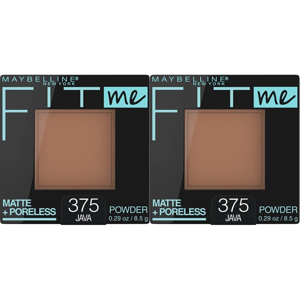 Maybelline Fit Me Matte + Poreless Pressed Face Powder Makeup, Java, 1 ...