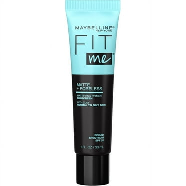 Maybelline Fit Me Matte + Poreless Liquid Foundation Makeup, Creamy ...
