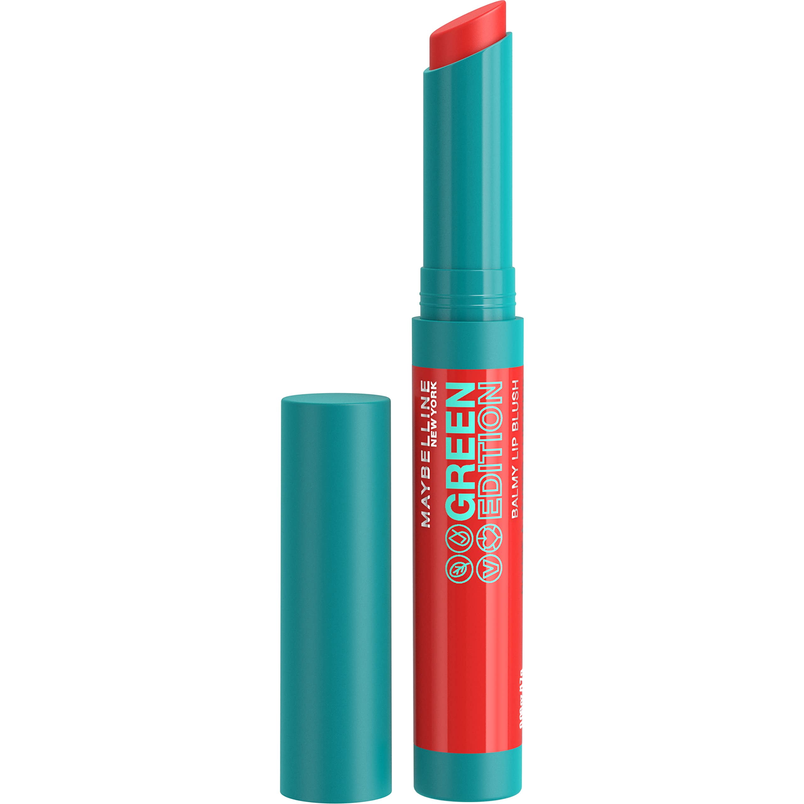 Maybelline Green Edition Balmy Lip Blush, Formulated With Mango Oil, Sunshine, Sheer Coral, 1 ...