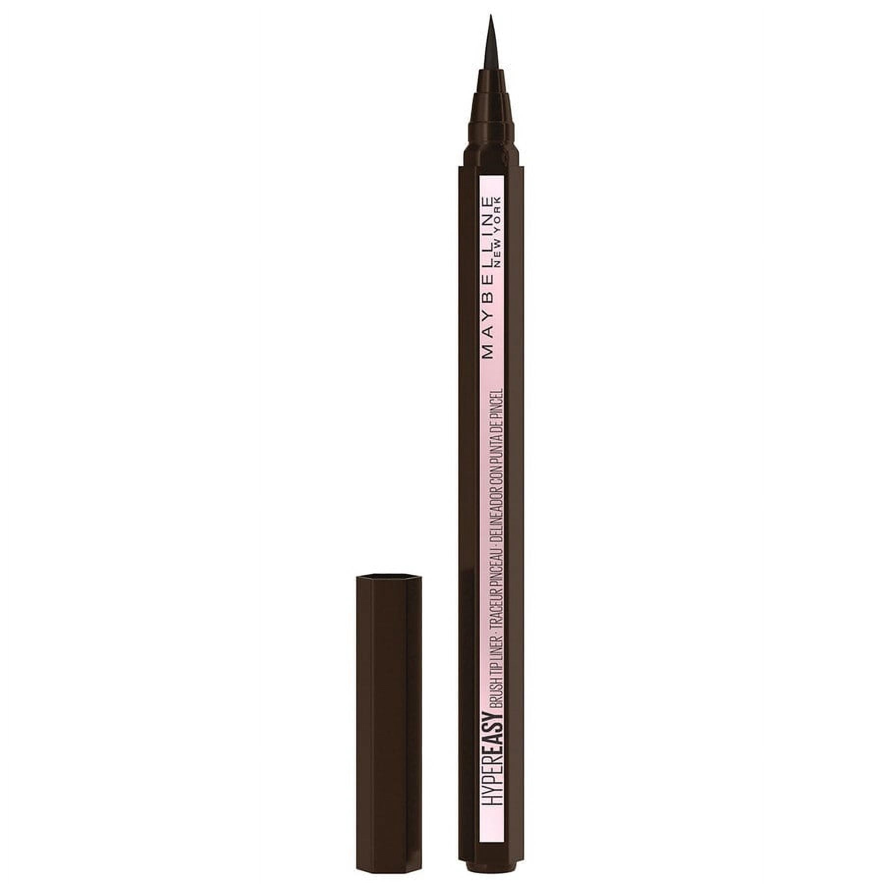 Maybelline Hyper Easy Liquid Eyeliner, Waterproof, Pitch Brown 0.02 fl ...