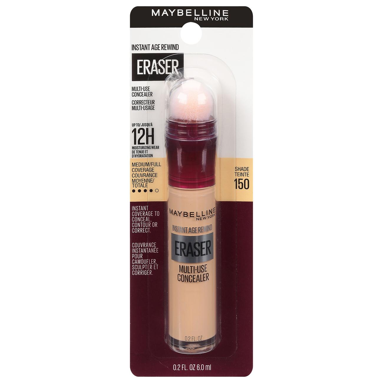 Maybelline Instant Age Rewind Eraser Multi-Use Concealer - 150 - 0.2 oz ...