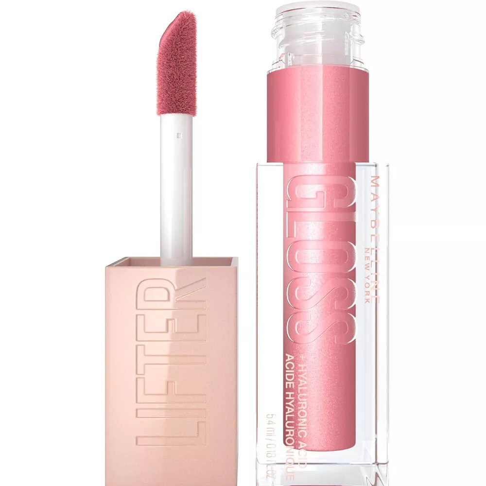 Maybelline Lifter Gloss, Hydrating Lip Gloss, Brass, Pink Neutral, 0.18 ...