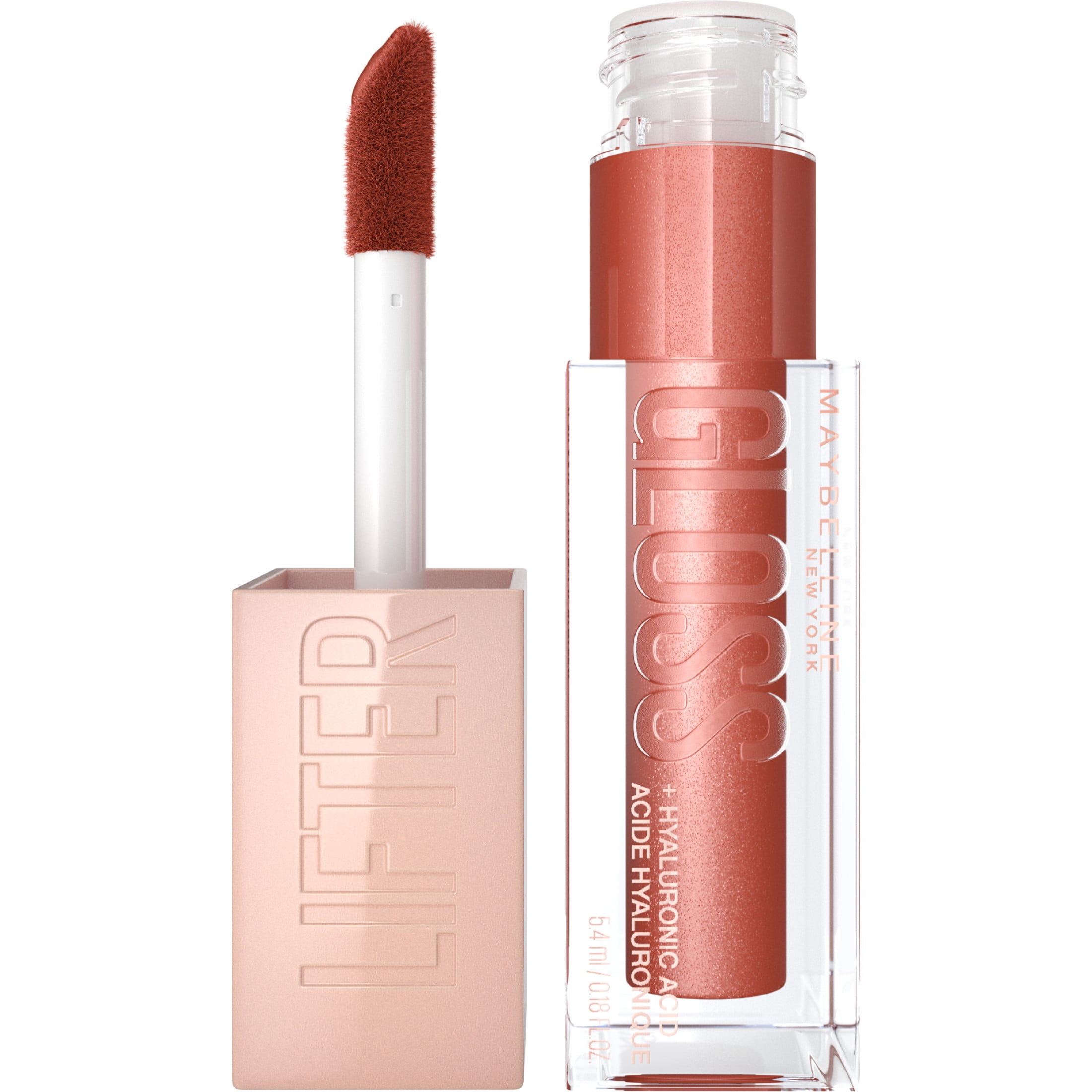 Maybelline Hydrating Lifter Gloss Lip Makeup with Hyaluronic Acid ...