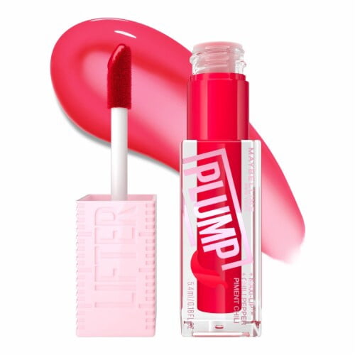 Maybelline Lifter Gloss Plumping Lip Gloss 004 Red Flag 0.18 fl oz ...