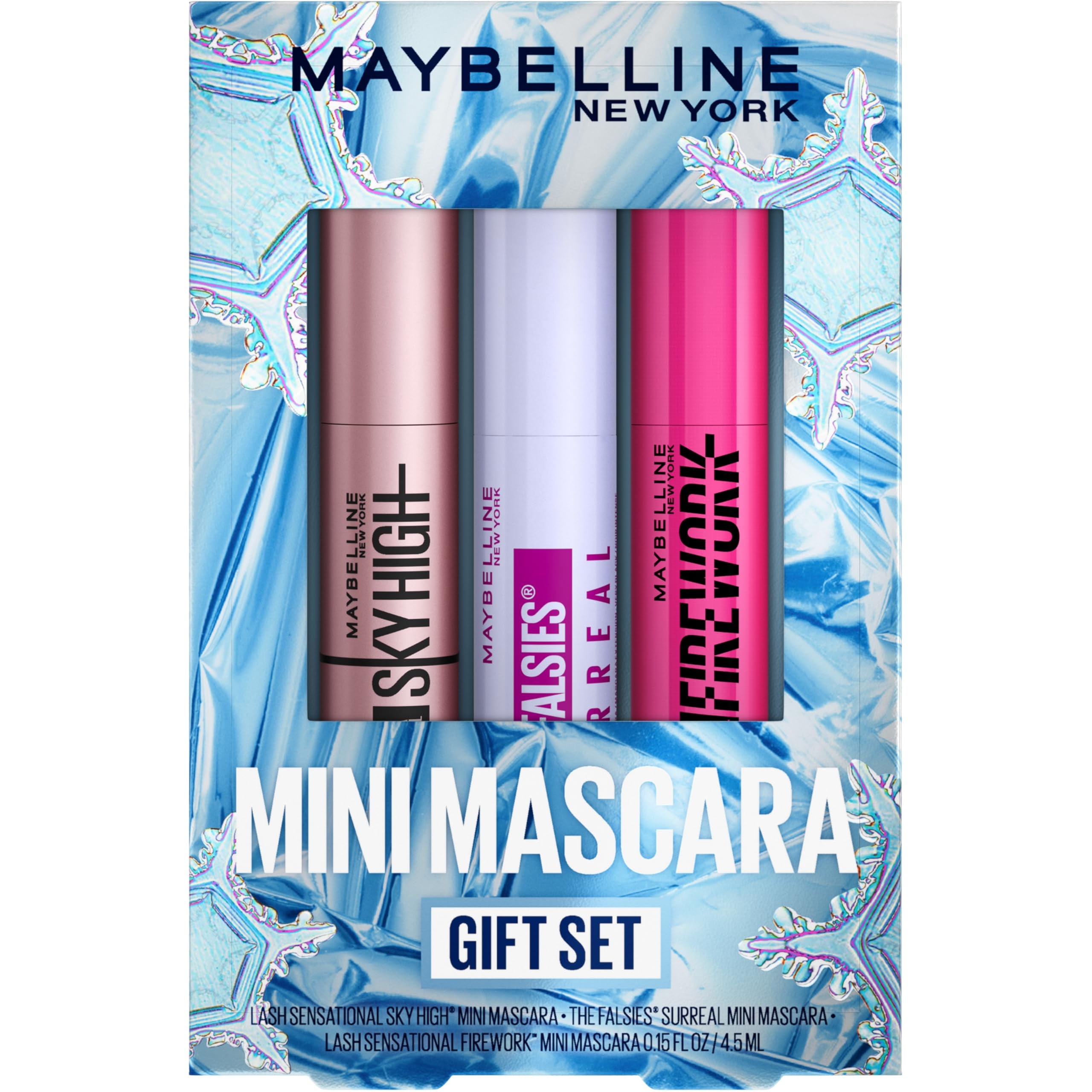 Maybelline Mascara Makeup Gift Set, Includes 3 Mini Mascara Formulas ...