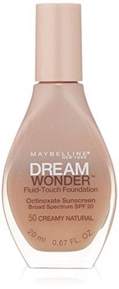 Maybelline New York Dream Wonder Fluid-Touch Foundation, Creamy Natural ...