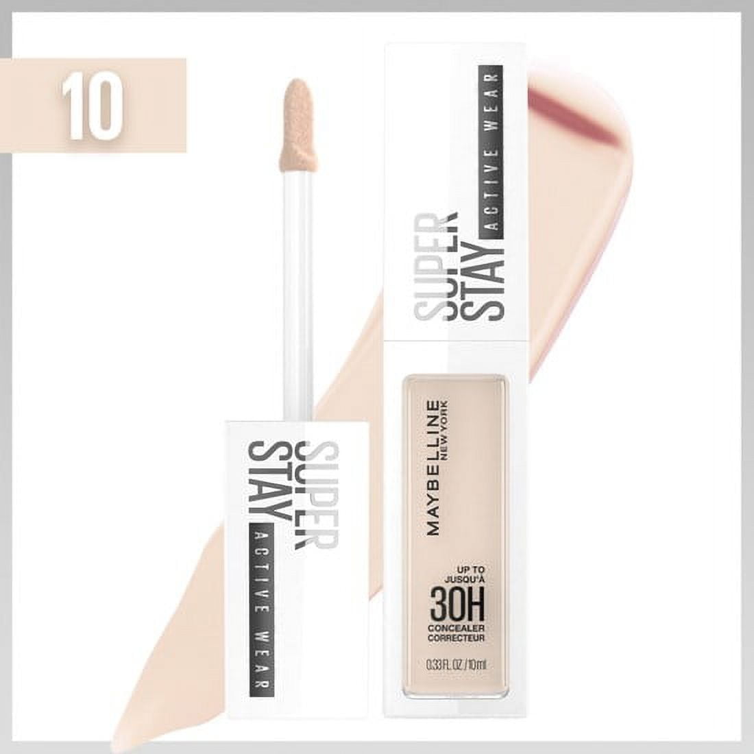Maybelline New York Super Stay 30H Concealer - 10 FAIR - Walmart.com