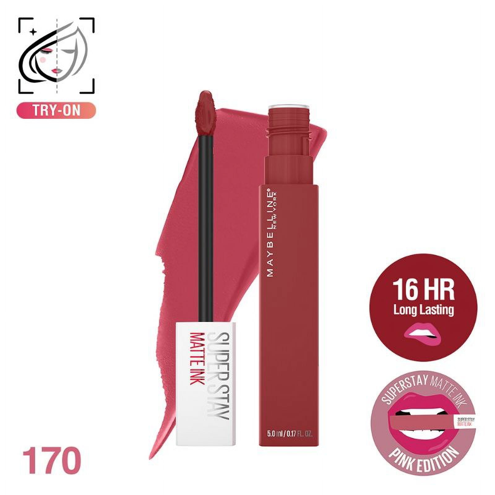 Maybelline New York Super Stay Matte Ink Liquid Lipstick - 170 ...