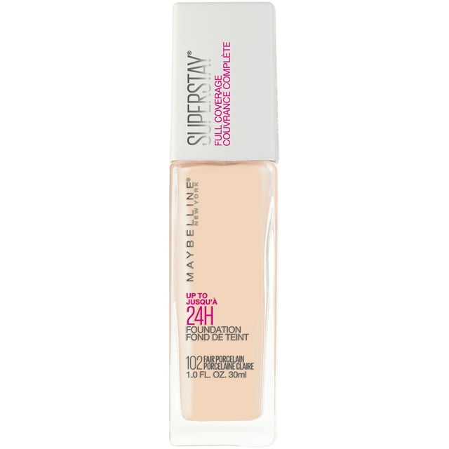 Maybelline Super Stay Full Coverage Liquid Foundation Makeup, Fair ...