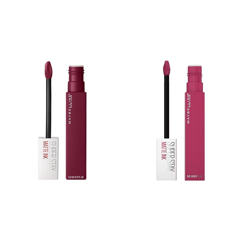 Maybelline Super Stay Matte Ink Liquid Lipstick Makeup Long Lasting ...