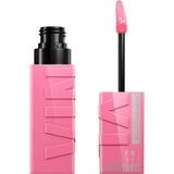 Maybelline Lipstick Upbeat Vinyl Ink, Long-Wear Color Lock, Shine ...