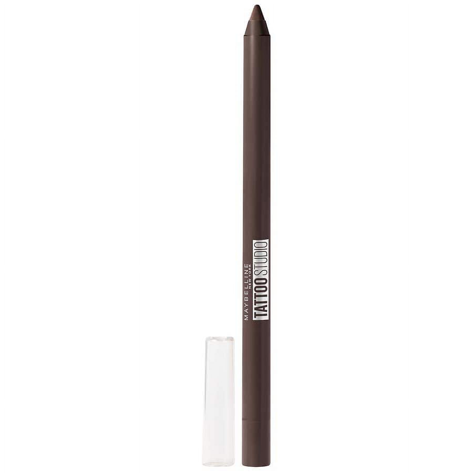 Maybelline TattooStudio Waterproof Eyeliner Pencil Makeup, Bold Brown 0 ...