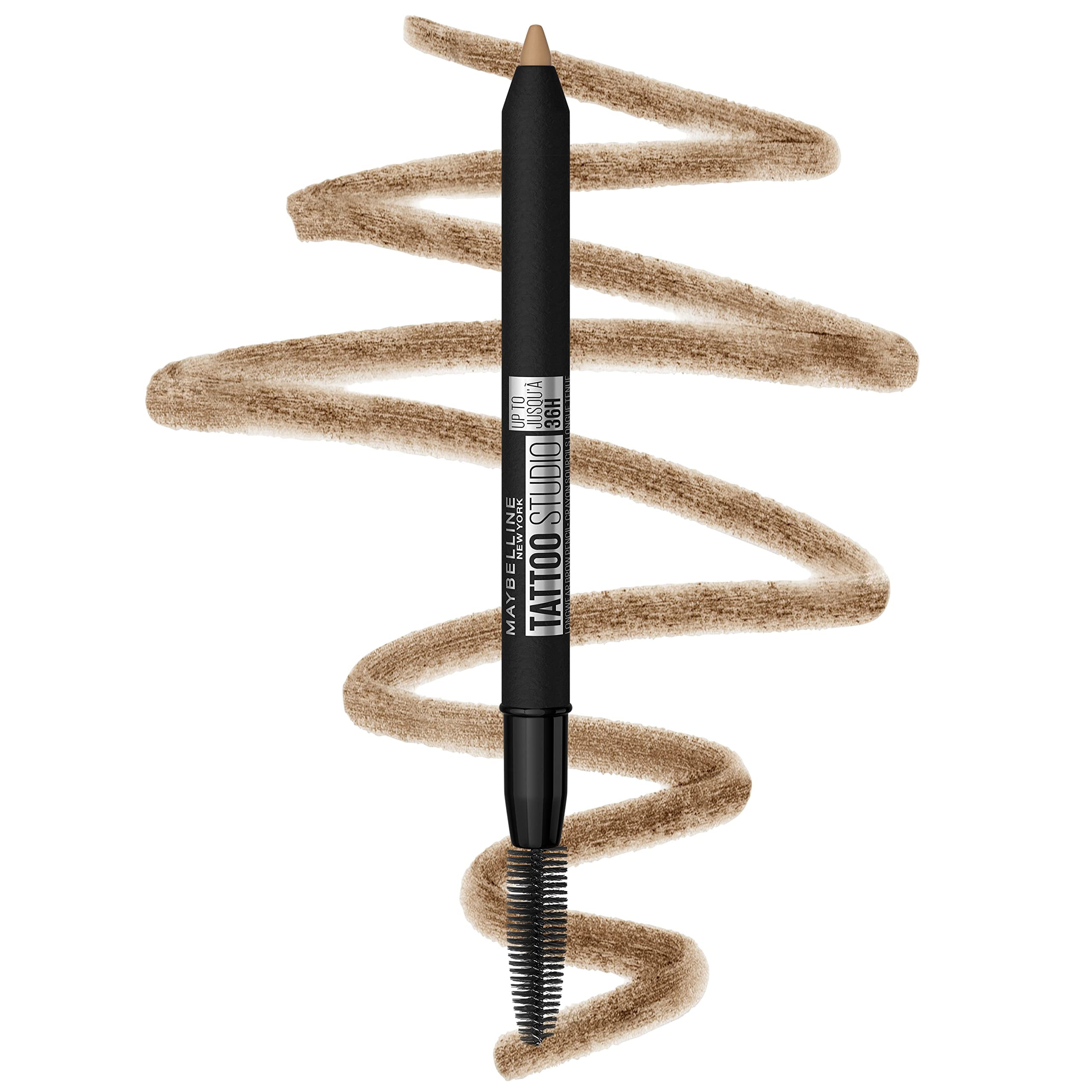 Maybelline Tattoostudio Waterproof Eyebrow Pencil, Sharpenable ...