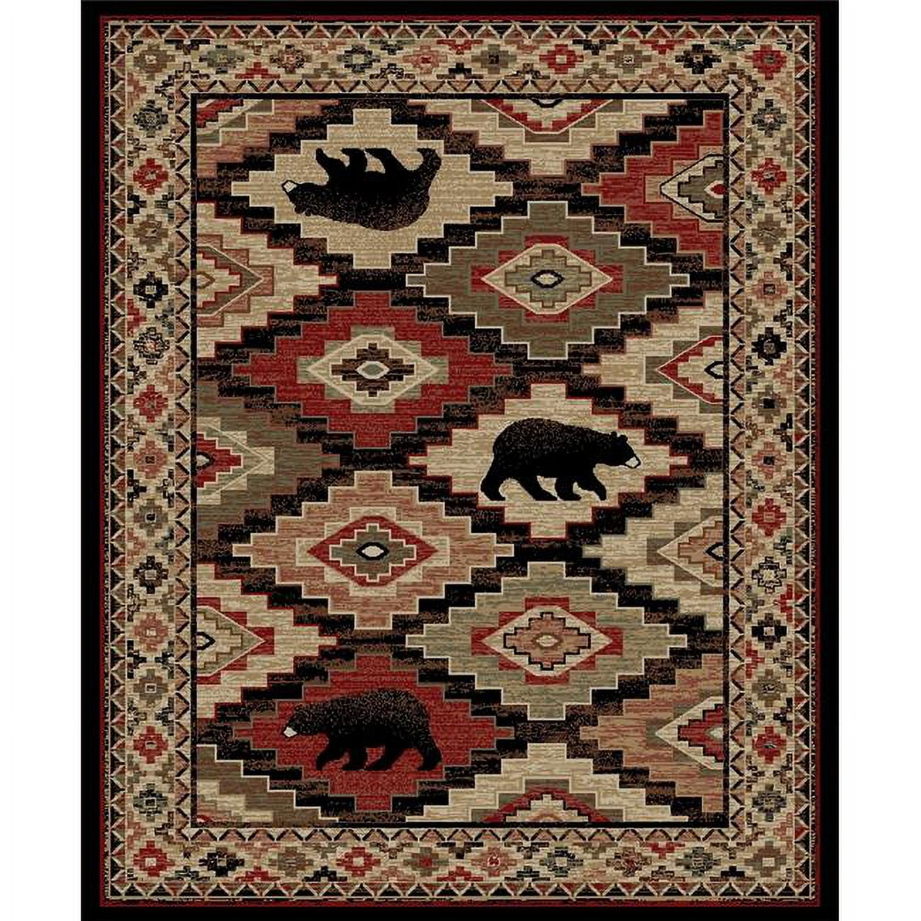 Mayberry Boone AD7793 Lodge Indoor Area Rug - Walmart.com