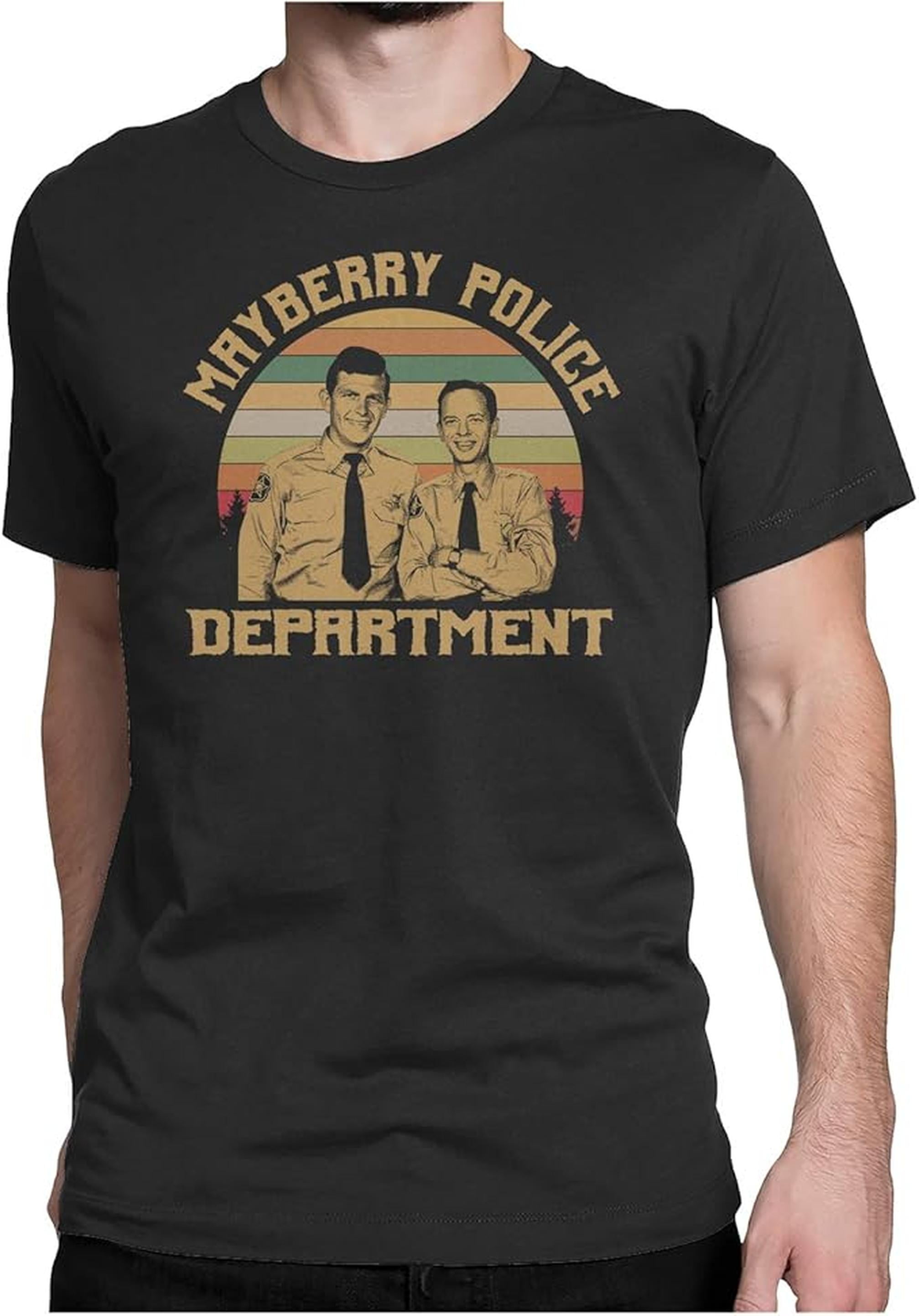 Mayberry Police Department - Vintage Retro T-Shirt - Walmart.com