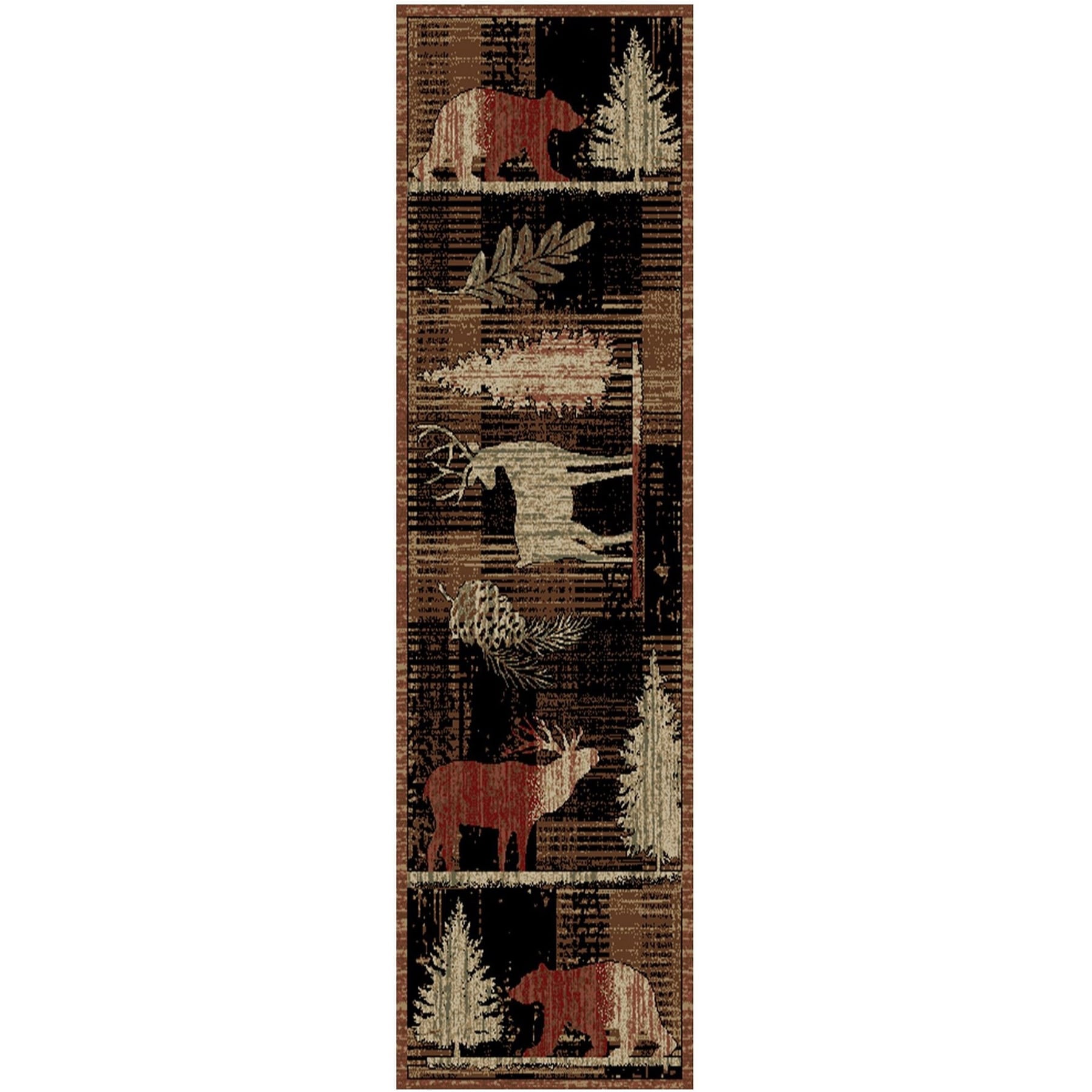 Mayberry Rug Hearthside Roaming Freely Lodge Area Rug 2'3"x7'7" 8 ...