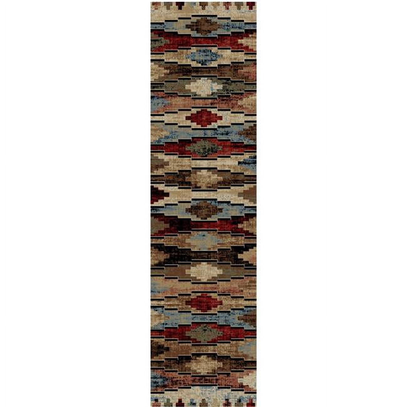 Mayberry Rug 2 ft. 3 in. x 7 ft. 7 in. American Destination Cross ...