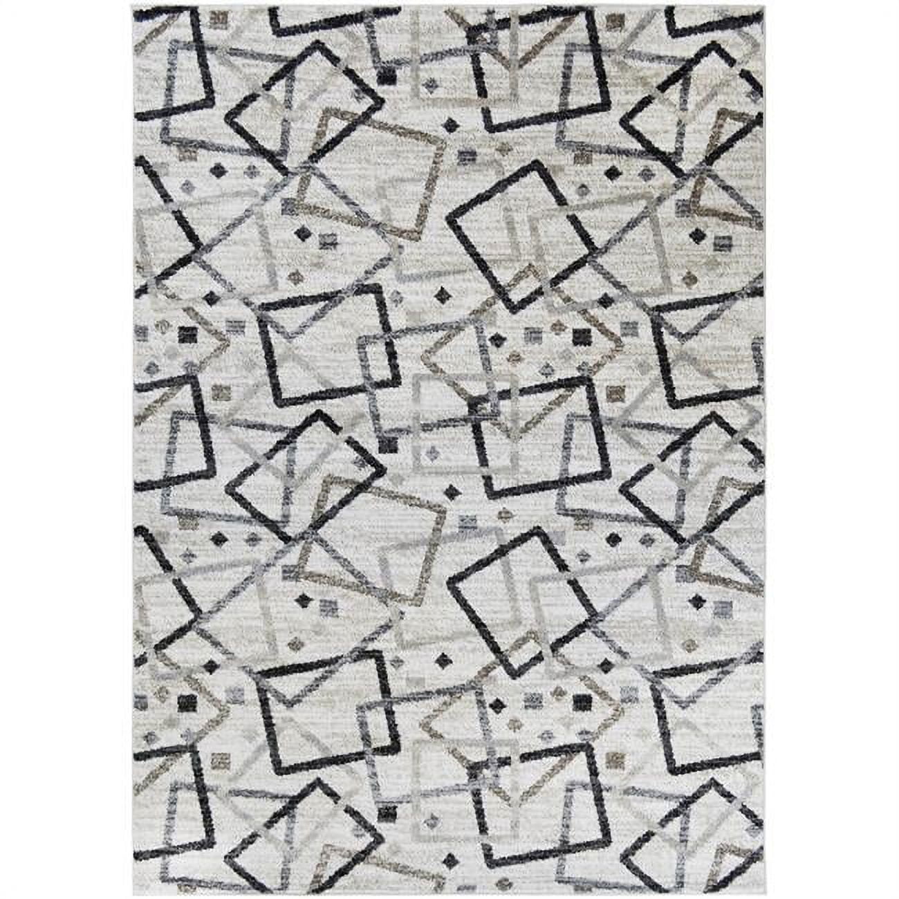 Mayberry Rug 5 ft. 3 in. x 7 ft. 3 in. Augusta Town Square Area Rug ...