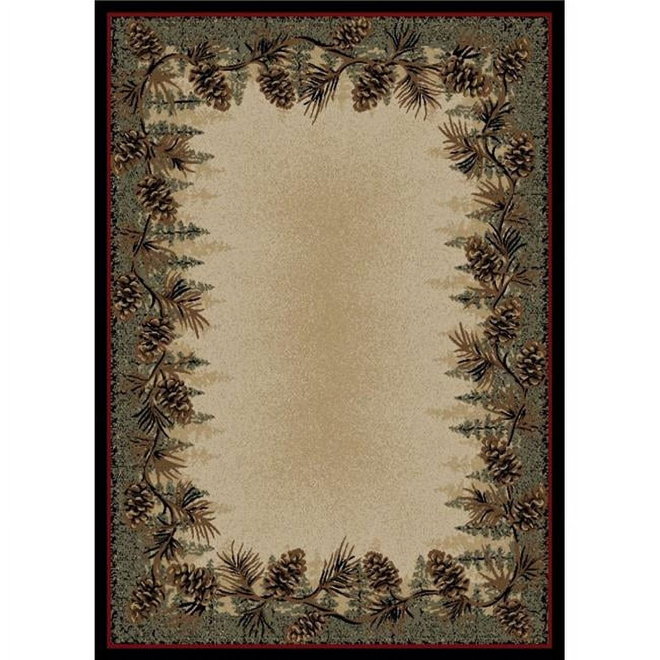 "Mayberry Rug American Destination Mount Le Conte 5'3"" x 7'3"" Rustic ...