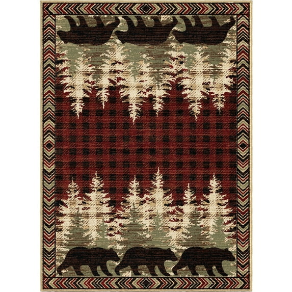 Mayberry Rug AD8790 2X4 2 x 4 ft. American Destination Blowing Rock ...