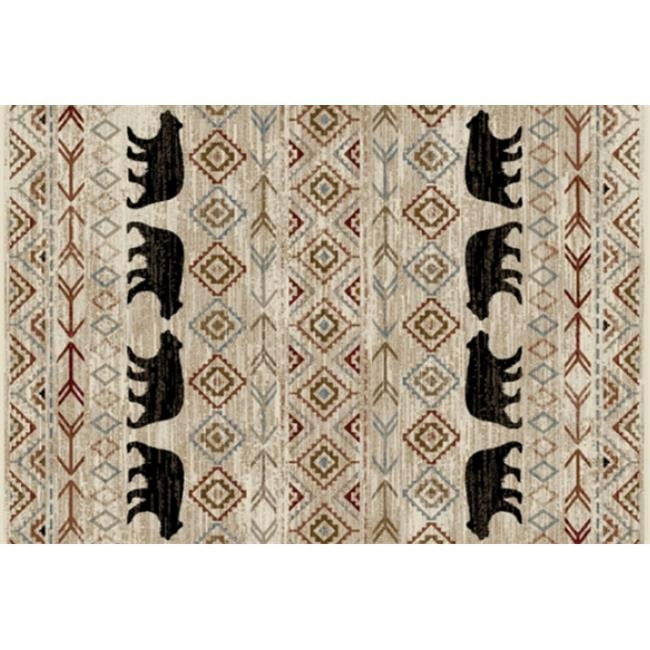 Mayberry Rug CC10511 30X46 30 x 46 in. Cozy Cabin Rustic Quilt Printed ...