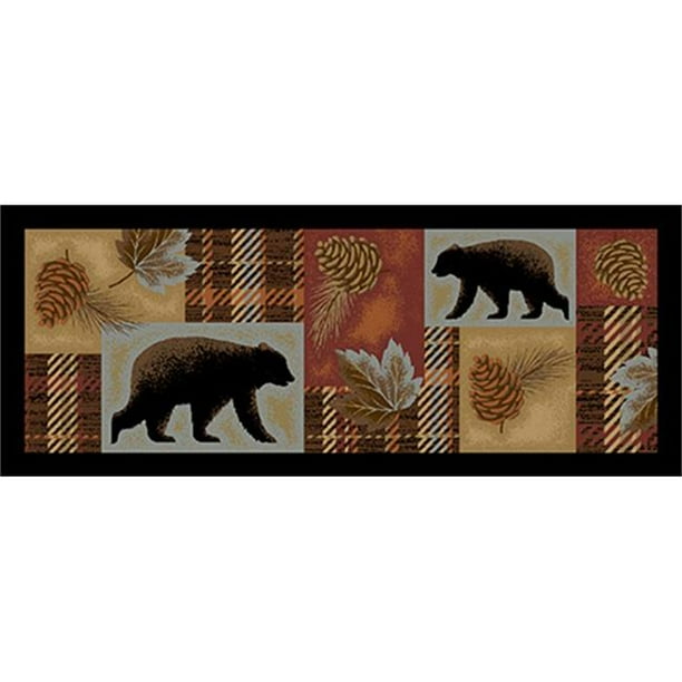 Mayberry Rug CC10517 30X46 30 x 46 in. Cozy Cabin Highland Printed ...