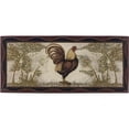 Mayberry Rug 20X44 Cozy Cabin, Tall Rooster Printed Nylon Kitchen Mat ...