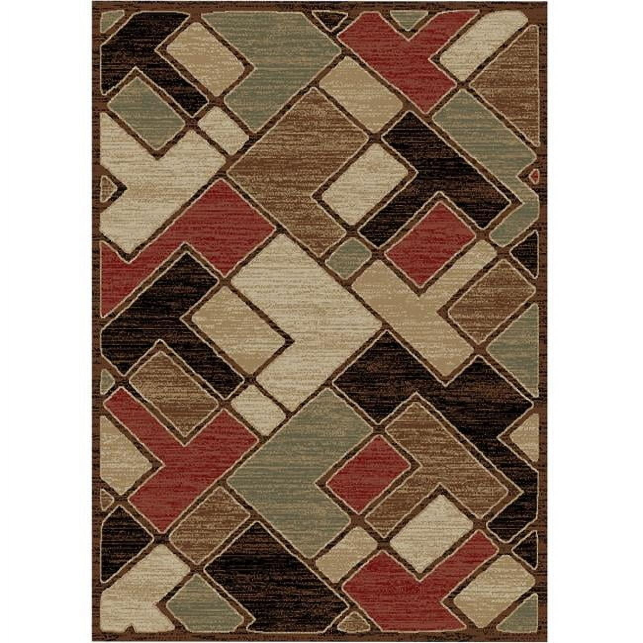 Mayberry Rug CT9876 5X8 5 ft. 3 in. x 7 ft. 3 in. City Tetris Area Rug ...