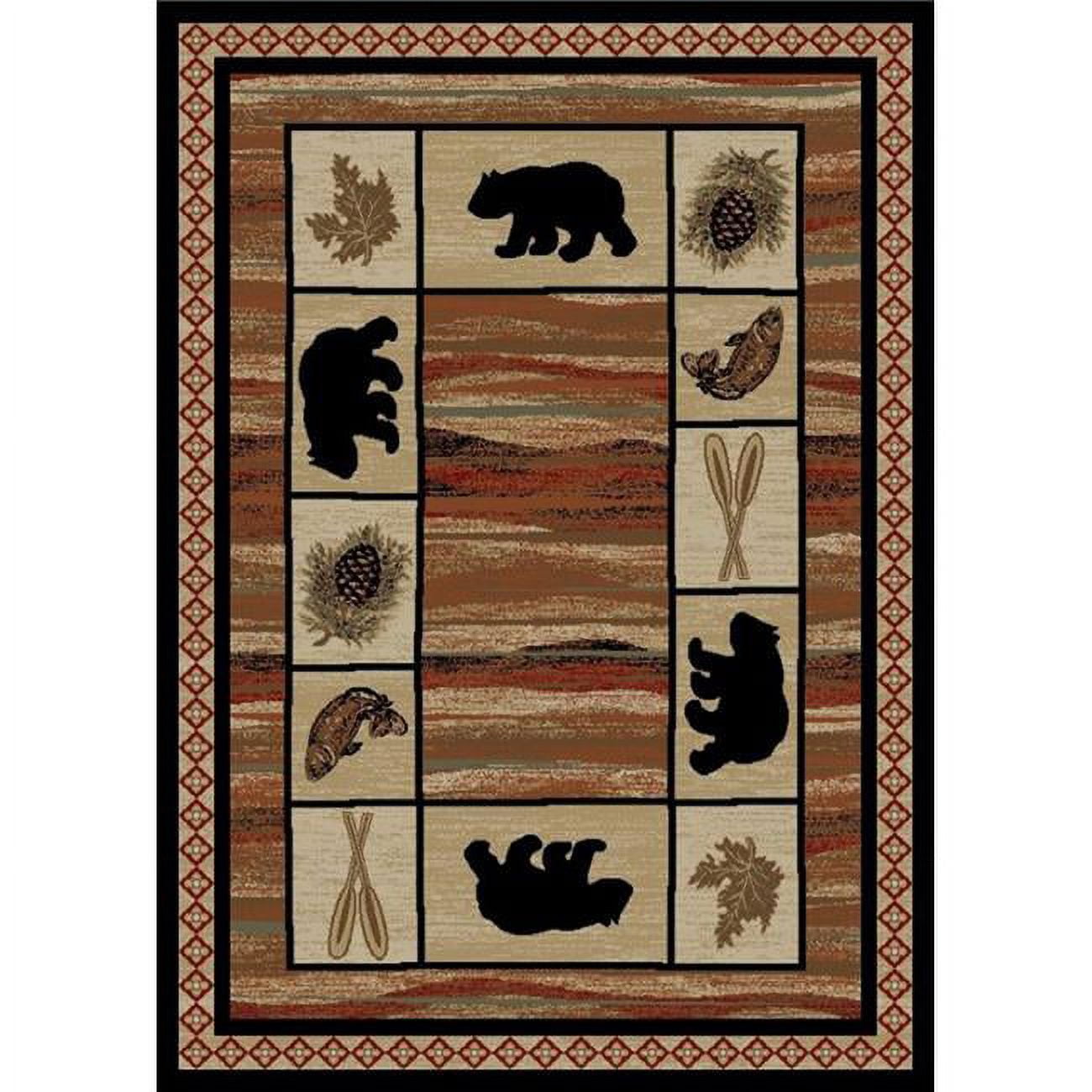 Mayberry Rug HS7463 4X6 3 ft. 11 in. x 5 ft. 3 in. Hearthside Vogel ...