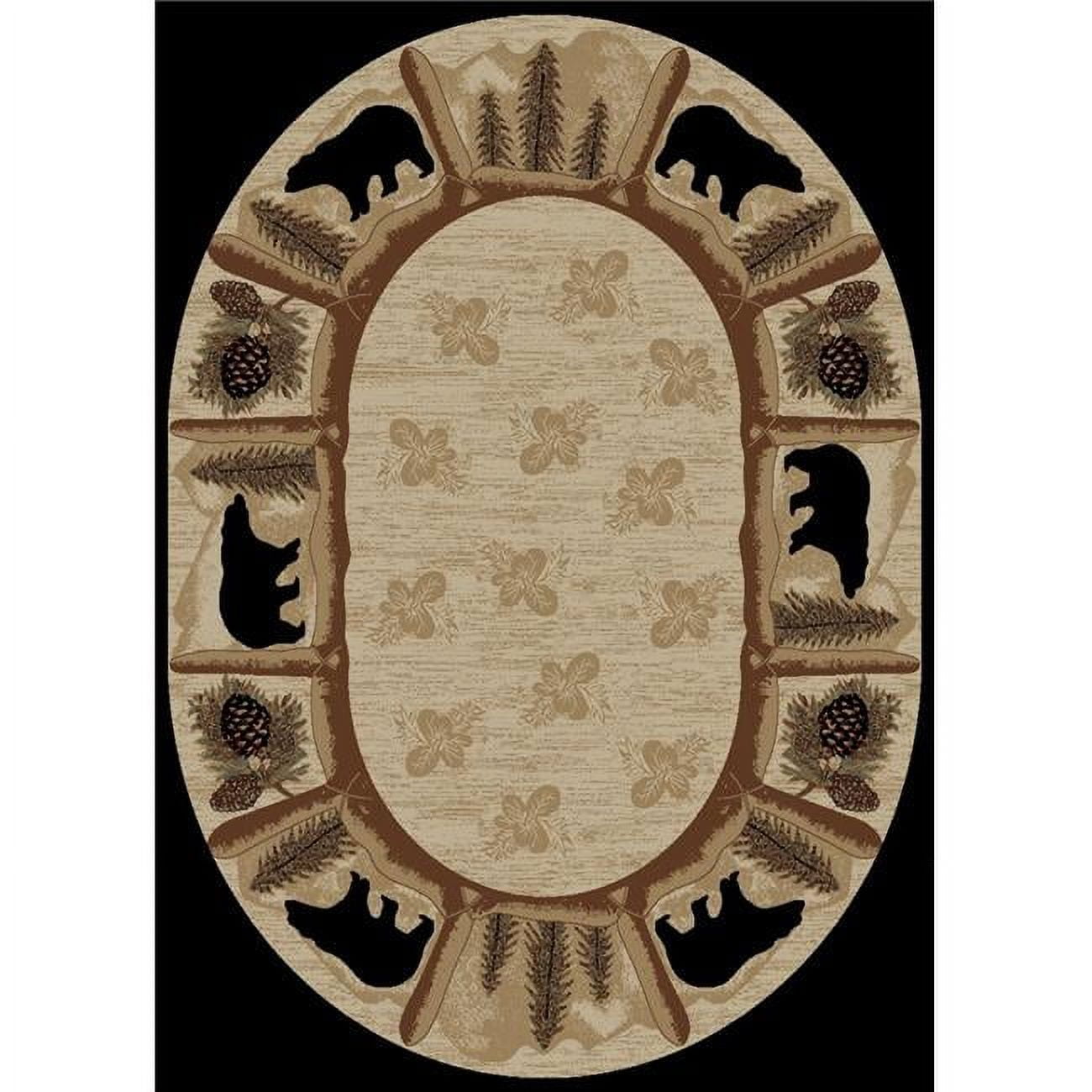 Mayberry Rug HS7472 8X10OV 7 ft. 10 in. x 9 ft. 10 in. Oval Hearthside ...