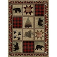 Mayberry Rug HS9648 5X8 5 ft. 3 in. x 7 ft. 3 in. Hearthside Hollow ...