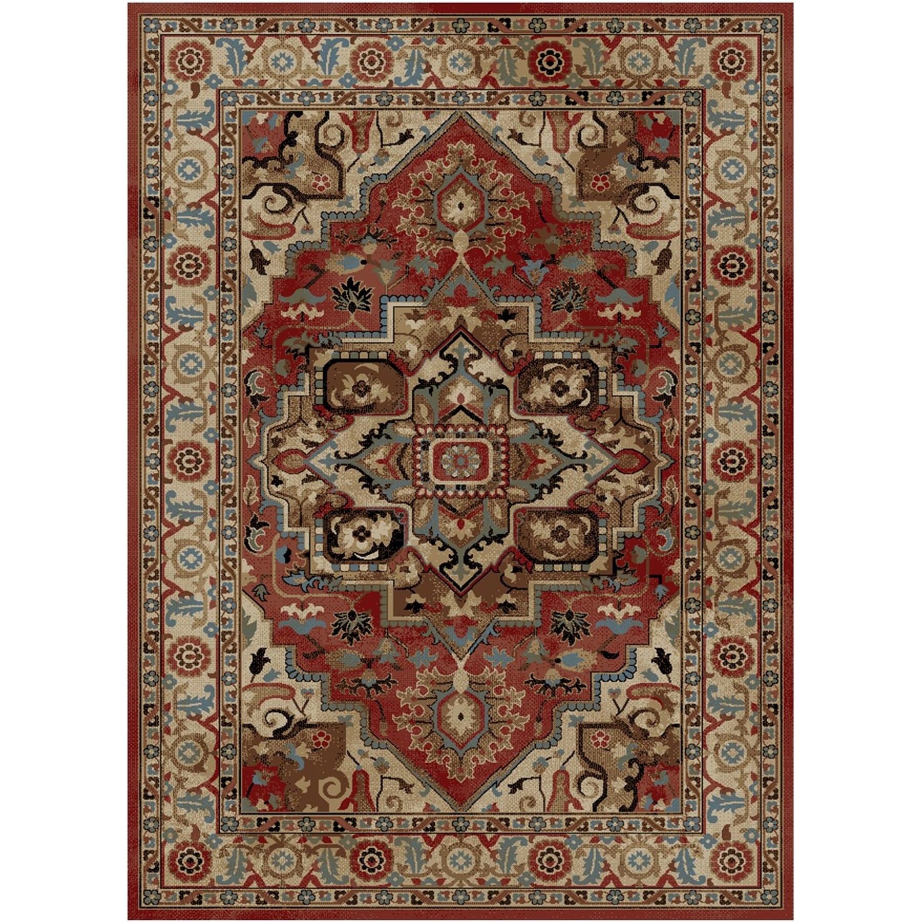 Mayberry Rug HT7770 8X10 7 ft. 10 in. x 9 ft. 10 in. Home Town Charisma ...