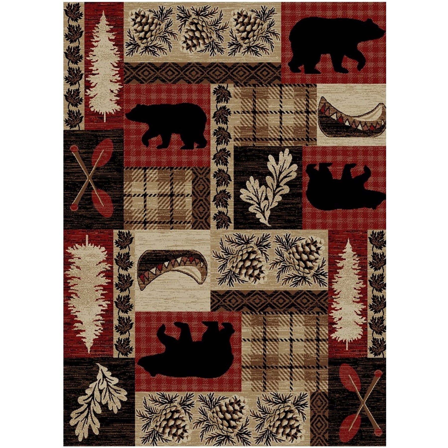 Mayberry Rug Hearthside Fall Ridge Red Lodge Area Rug 7'10"x9'10 ...