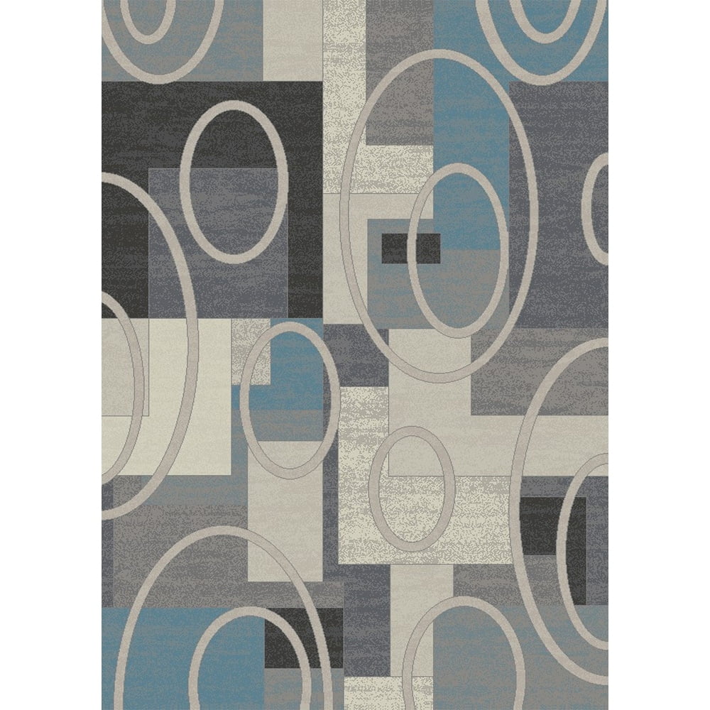 Mayberry Rug Hometown Broadway Contemporary Area Rug Gray 7'10" x 9'10 ...