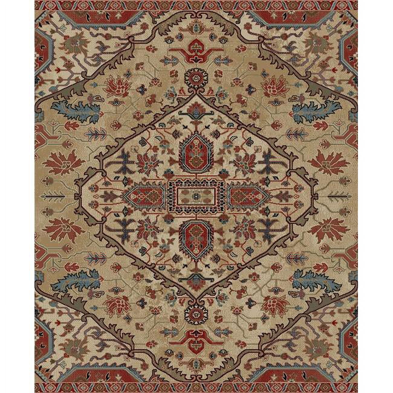 Mayberry Rug LK7751 8X10 7 ft. 10 in. x 9 ft. 10 in. Lodge King Divine ...