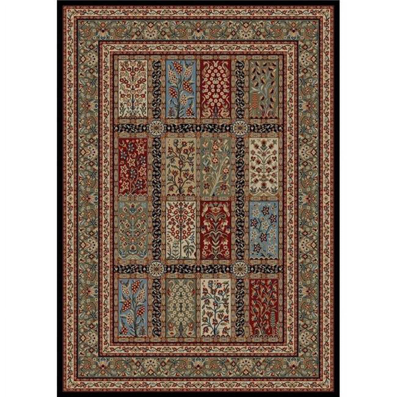 Mayberry Rug Mayberry Hometown Eden Traditional Panel Area Rug Black 7 ...
