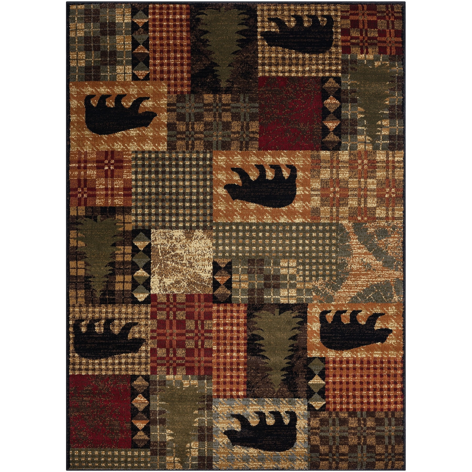 Mayberry Rug Sunset Valley Scout Multi Lodge Area Rug 5'3" Round ...