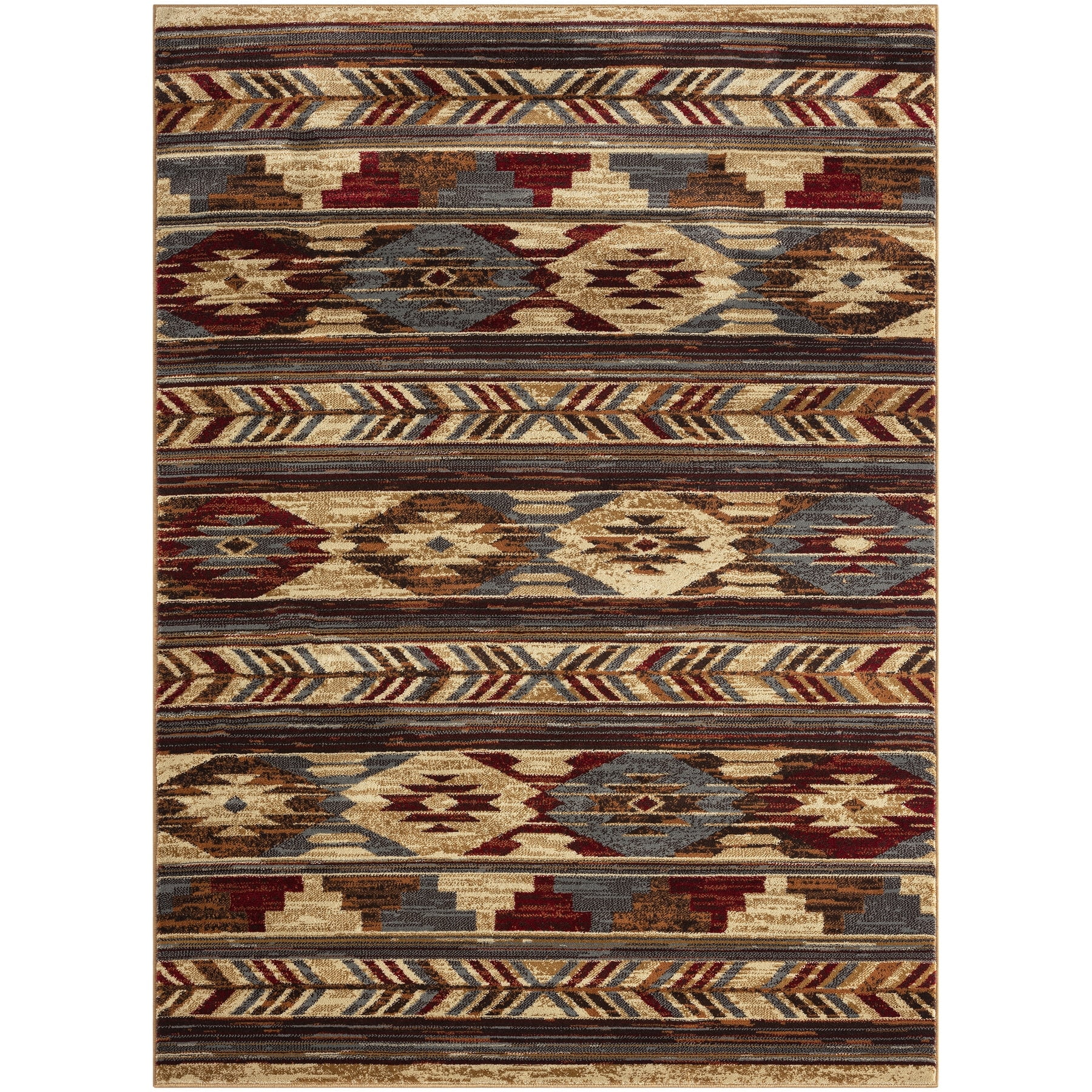 Mayberry Rug Sunset Valley Sierra Multi Southwest Lodge Area Rug 2'3"x3 ...