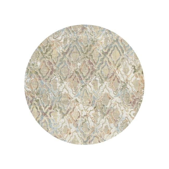 Mayberry Rug WD4091 8RD 7 ft. 10 in. Windsor Valencia Round Rug, Multi ...