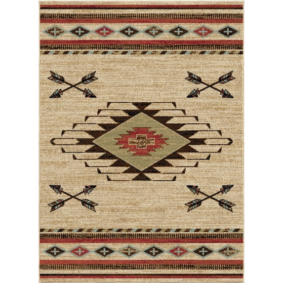 Mayberry Rugs American Destination Arrowhead Southwest Area Rug Antique ...