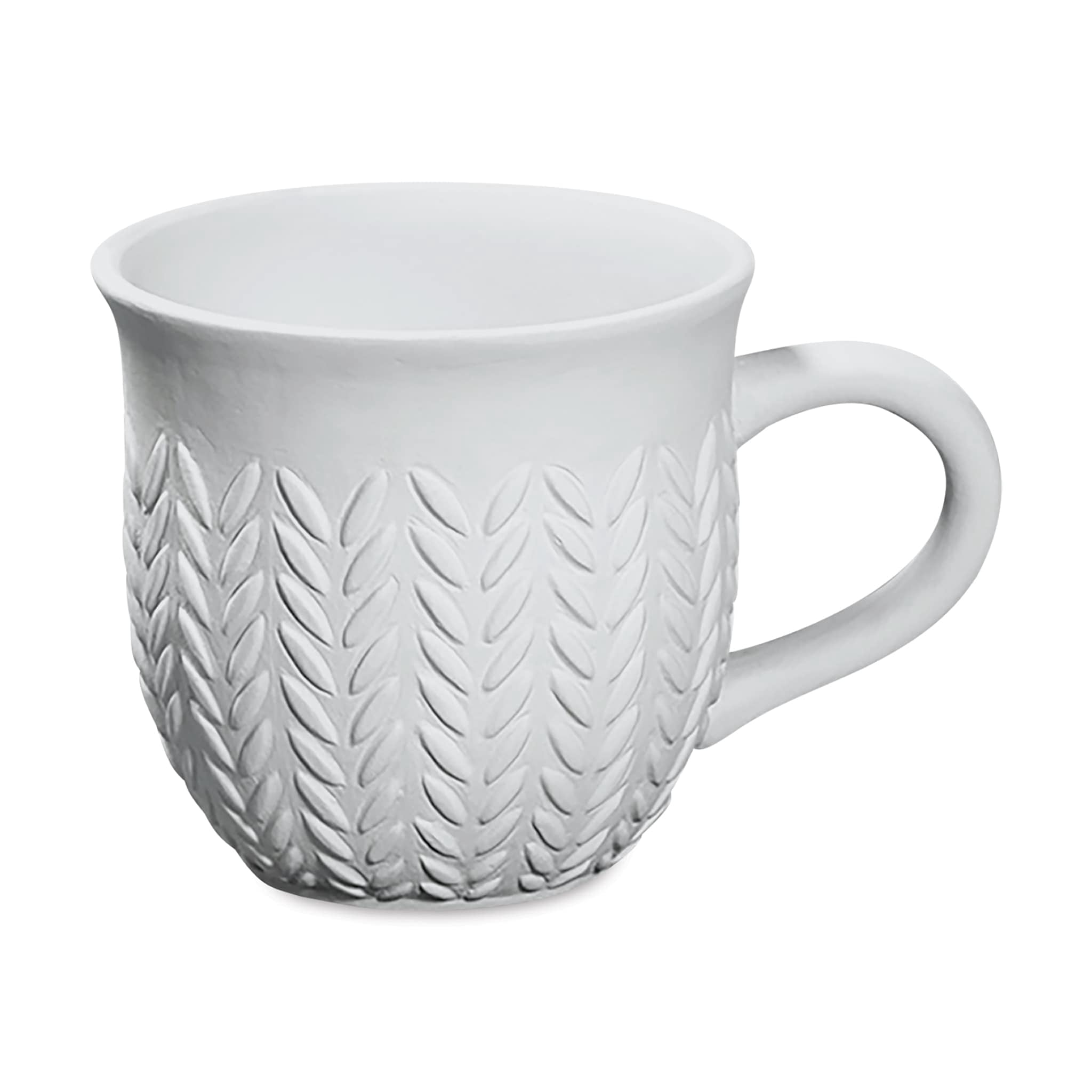 Mayco Earthenware Bisque Mugs - Pkg of 6, Stitched - Walmart.com