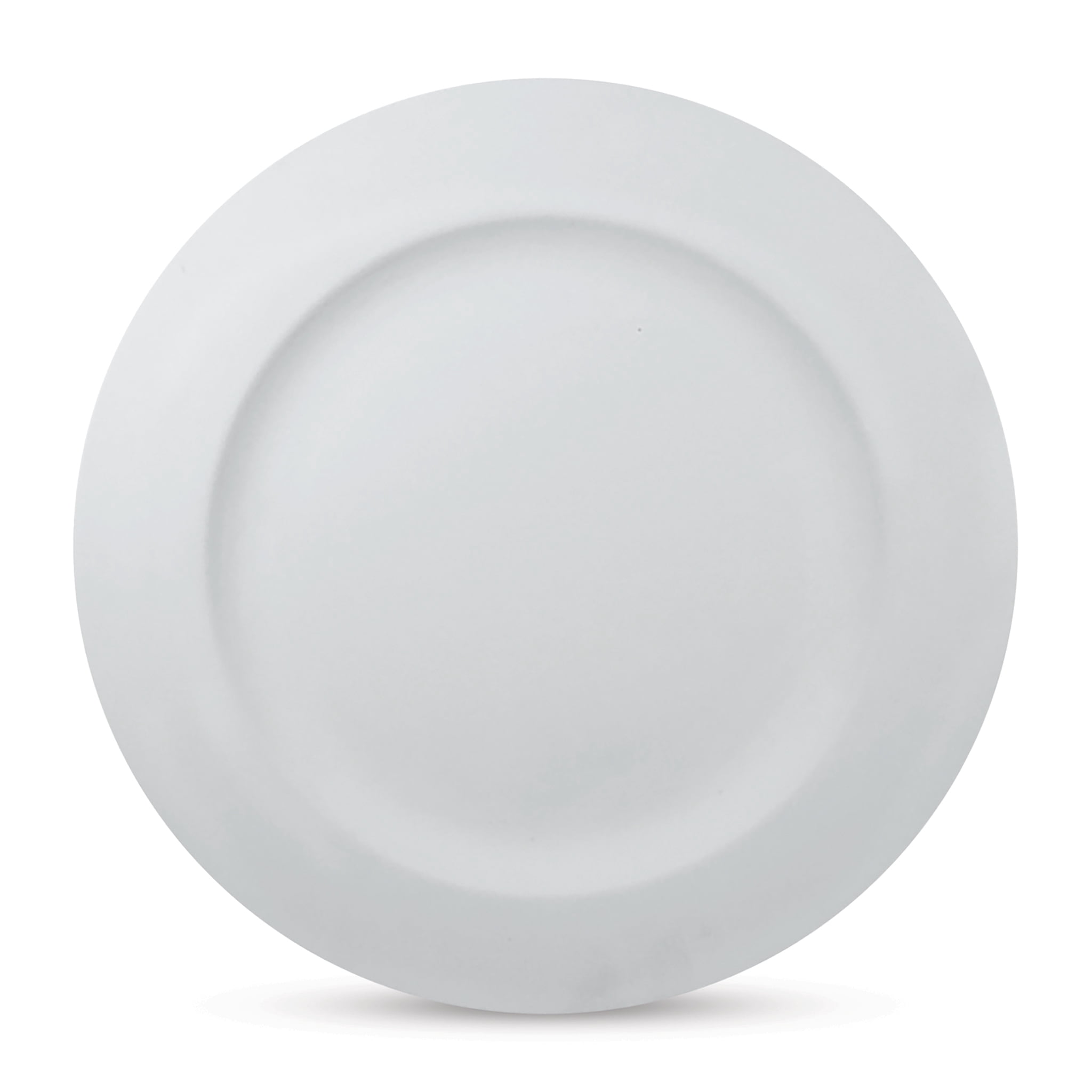 Mayco Earthenware Bisque Plates - Pkg of 12, Rimmed Dinner Plate, 9-3/4 ...