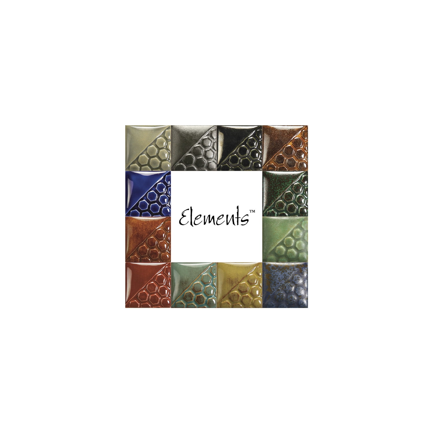 Mayco Elements Glaze Set, Pint, Assorted Colors, Set of 12 - Walmart.com