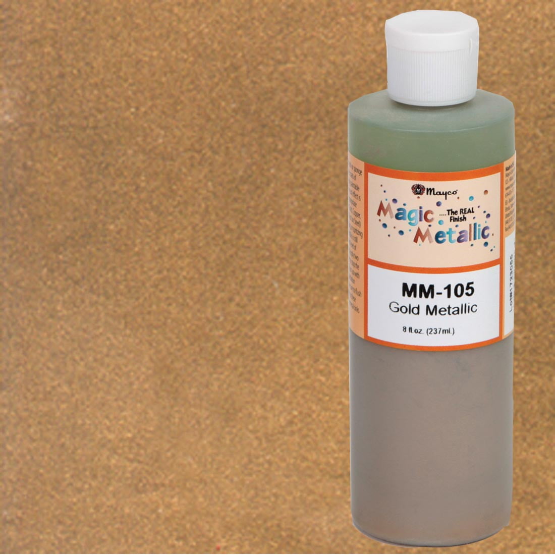 Mayco Magic Metallics Non-Toxic Metallic Paint, 8 oz Bottle, Gold ...