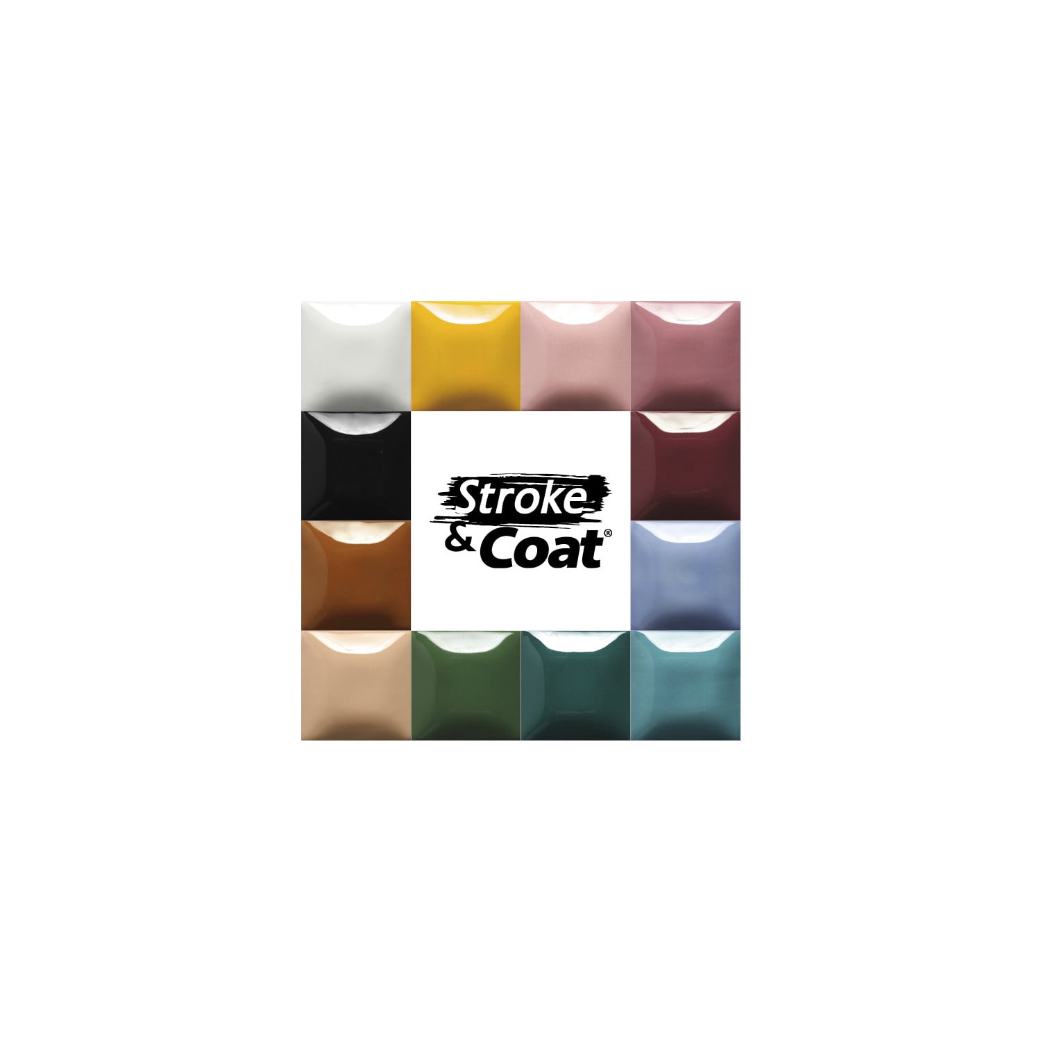 Free Shipping! Mayco Stroke & Coat Wonderglaze Glaze Set B, Pint ...