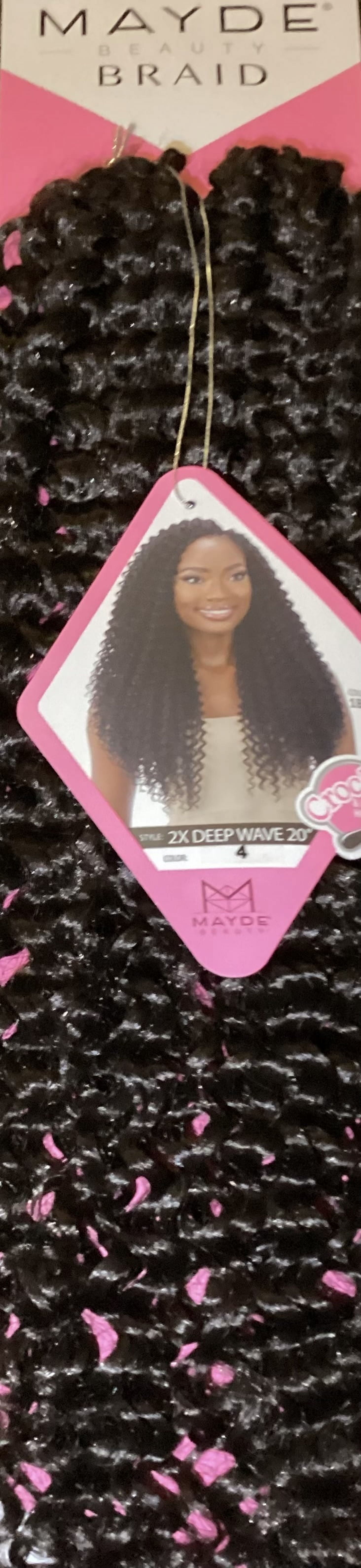 Mayde - 2X Deep Wave Crochet 20” inch ( Color #4 ) - Walmart.com