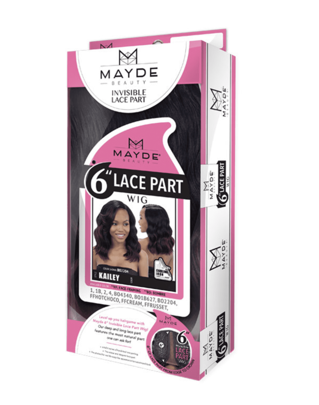 Mayde Beauty Lace Wig - Kailey (Color#1) - Walmart.com