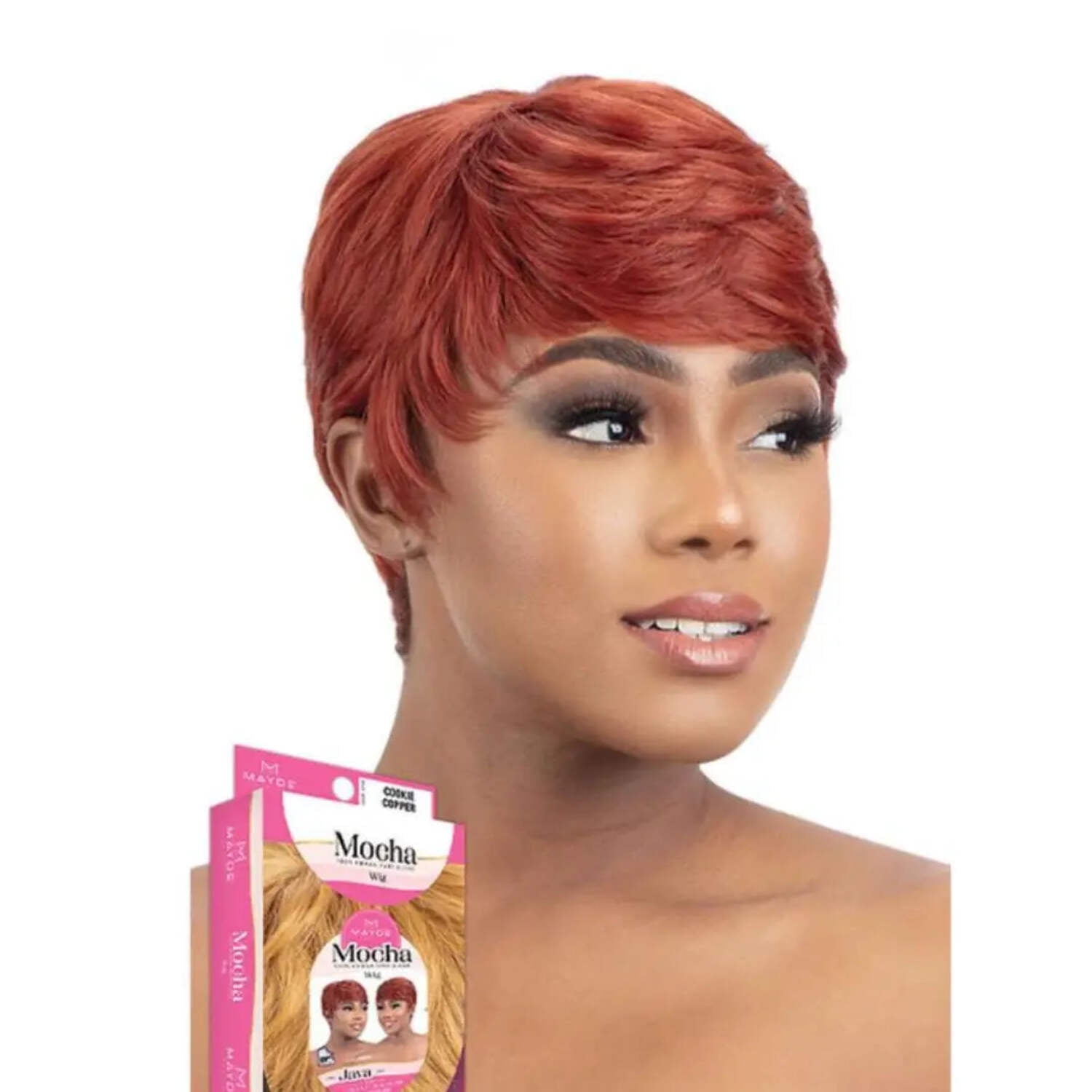 Mayde Beauty Mocha 100% Human Hair Blended Wig - Java - Walmart.com